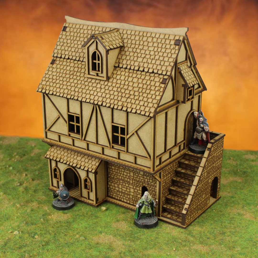 Wargaming Fantasy/medieval House 2 Warhammer Dollhouse - Etsy