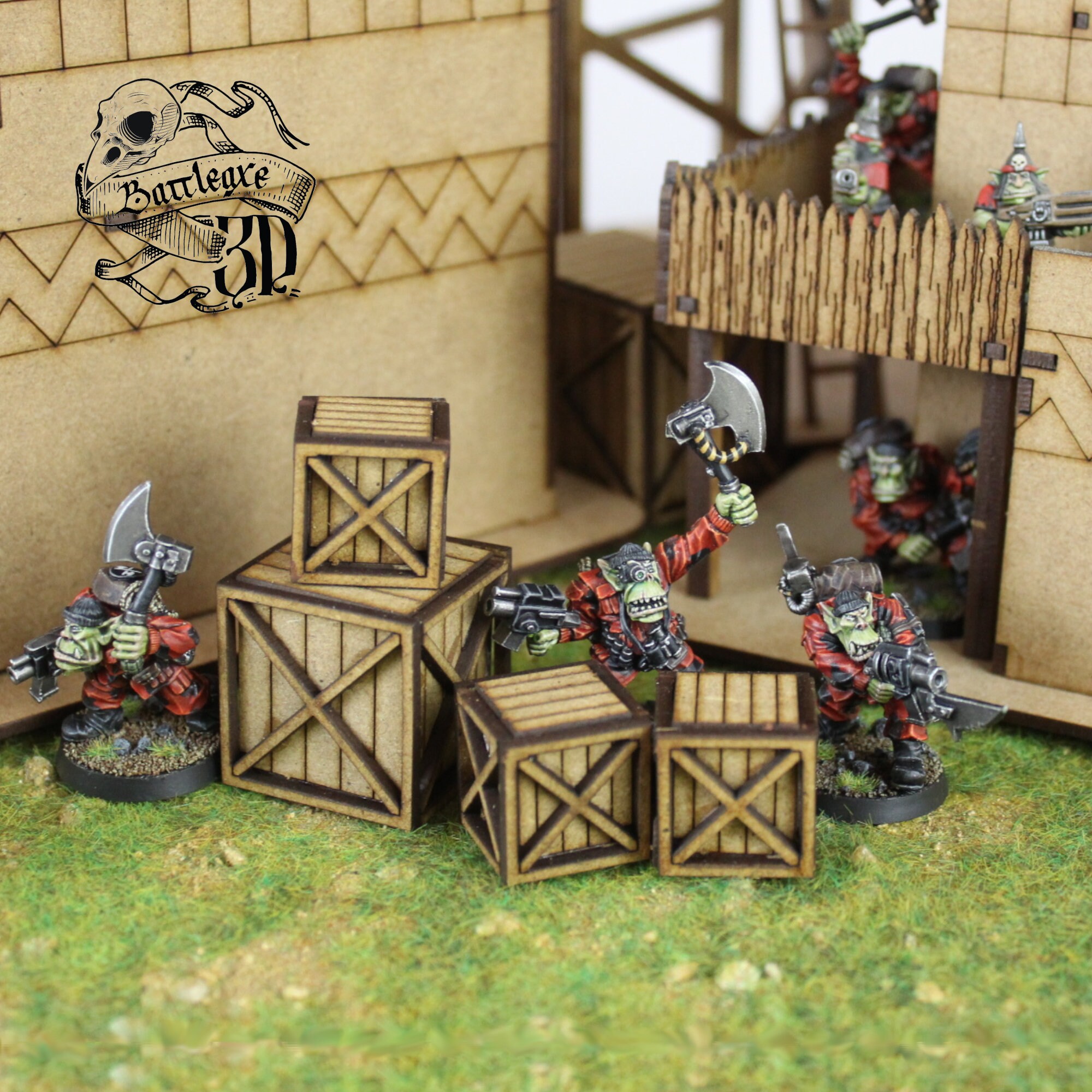 Retro Space Ork Village Set 3 Lasercut Scenery Wargaming - Etsy UK