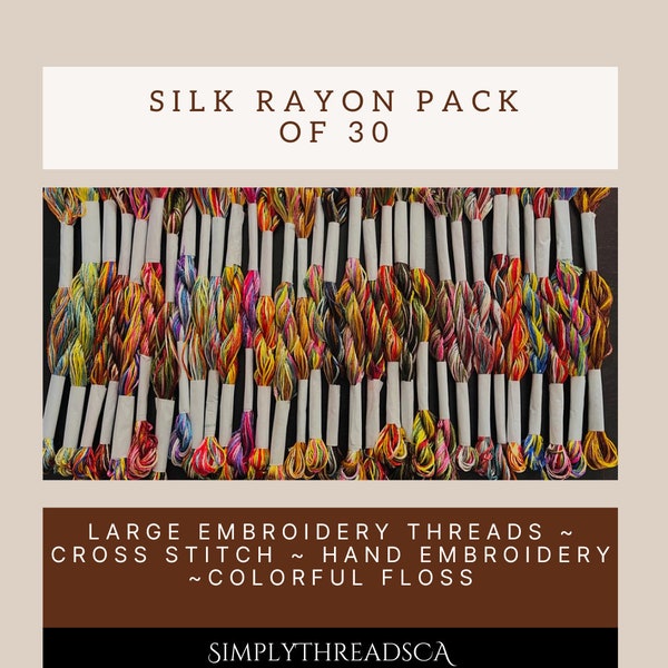 Silk Embroidery Floss - Etsy