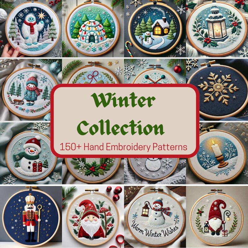 Hand Embroidery Designs - Etsy