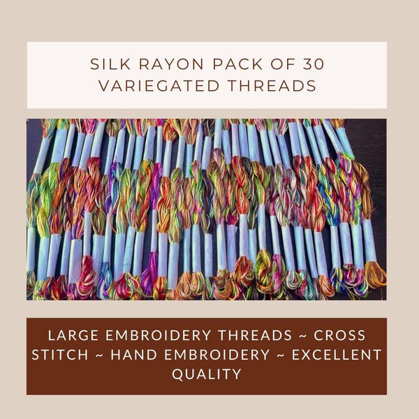 Silk Embroidery Floss - Etsy