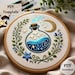 Trailing Star Embroidery Pattern, Cosmic Hand Embroidery, Celestial ...