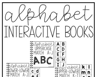 Errorless Alphabet Book 26 Matching Activities interactive Independent ...