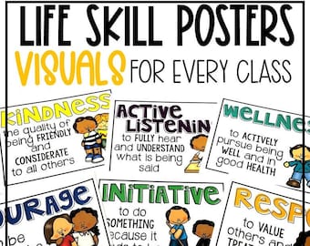 Life Skills Posters - Etsy