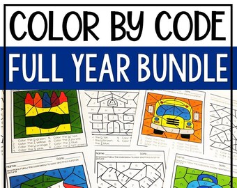 Special Education ABC Color by Code Preschool Kindergarten - Etsy