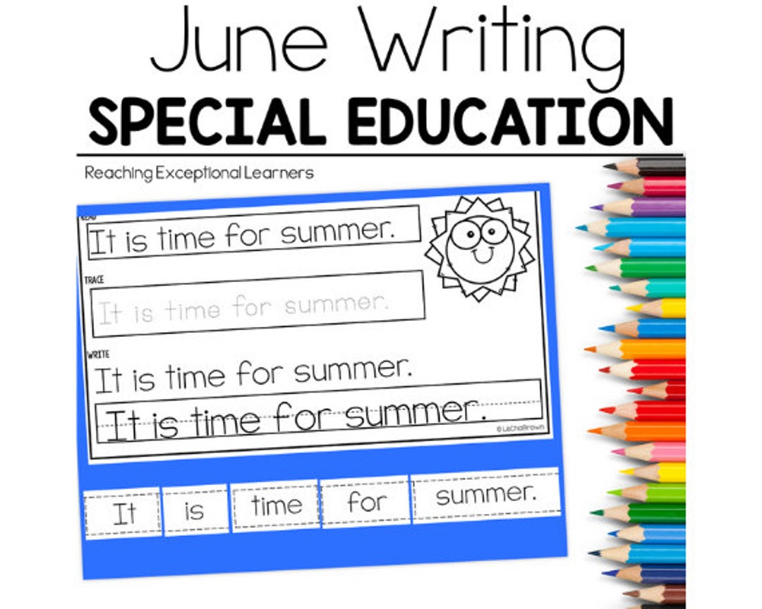 June Interactive Writing Notebook - Etsy