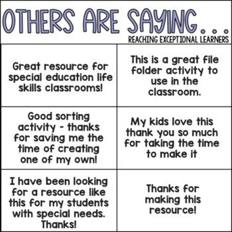 Clothing File Folder Activities - Etsy