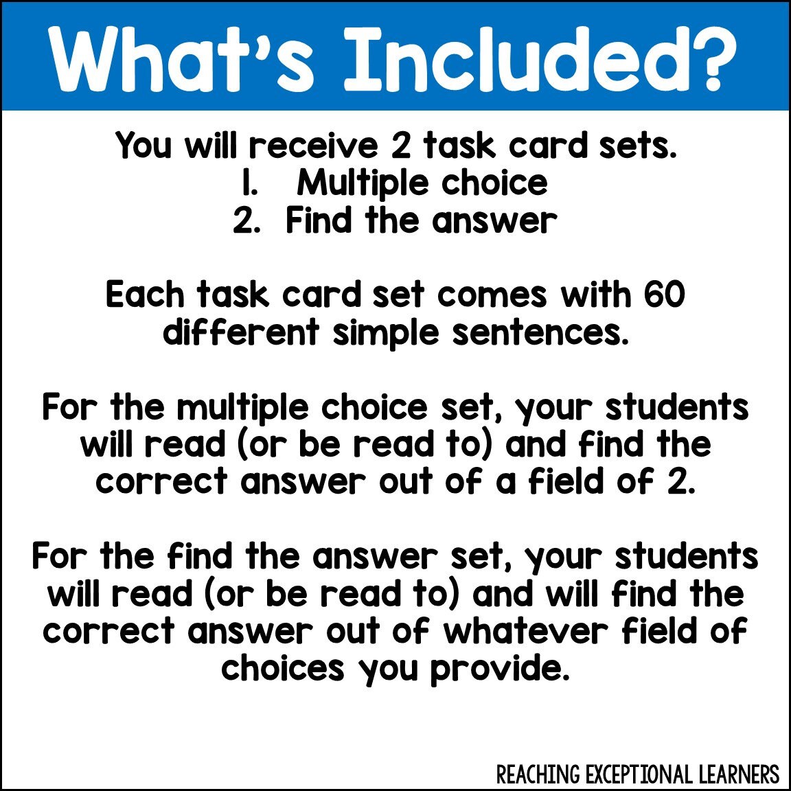 Sentence Comprehension Task Cards - Etsy