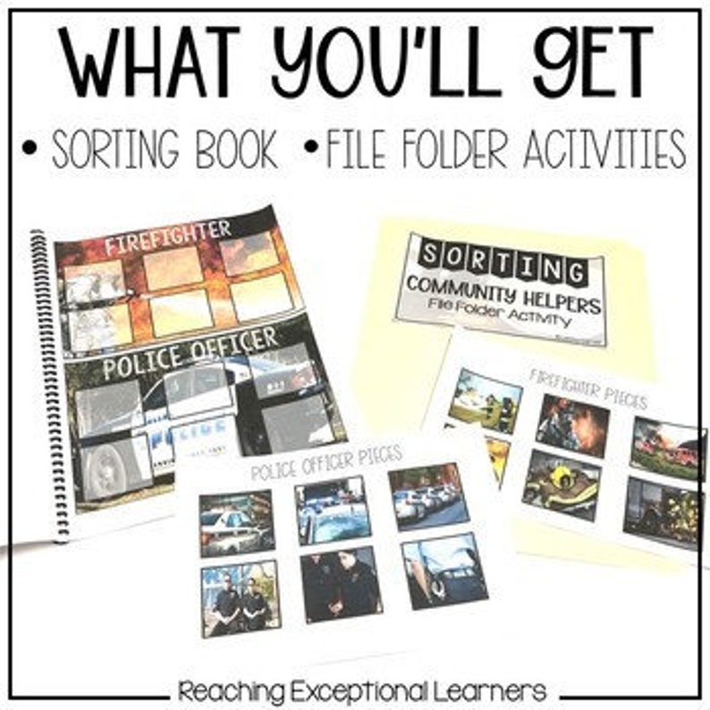 Community Helpers Sorting Activity - Etsy