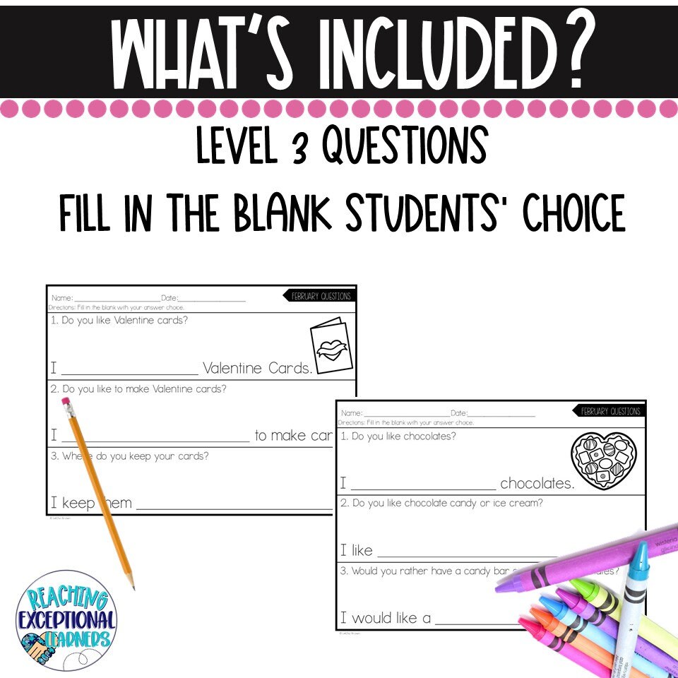 February Question of the Day Activities - Etsy