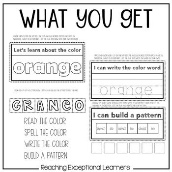 Colors Interactive Notebook - Etsy