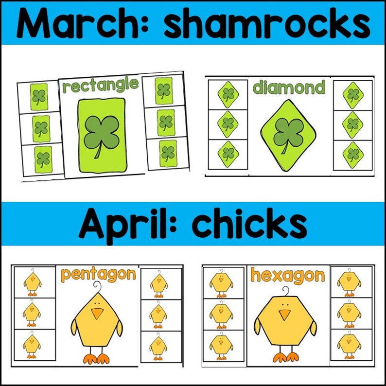 Errorless Shapes Task Boxes - Etsy