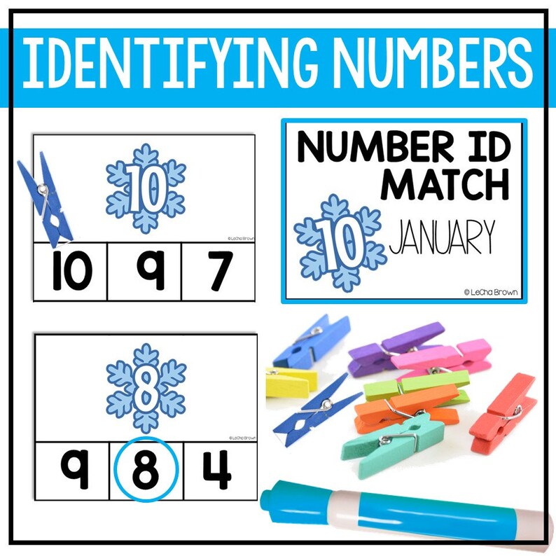 January Math Task Boxes - Etsy