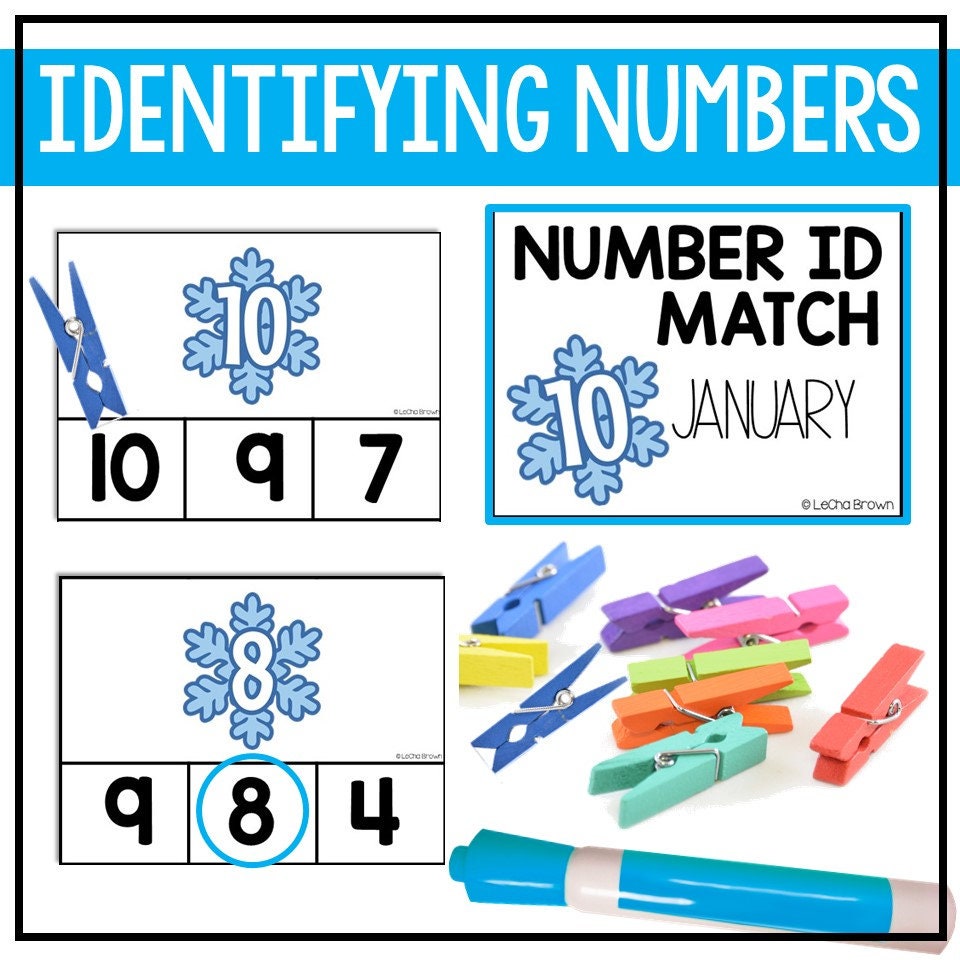 January Math Task Boxes - Etsy