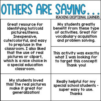 Hot or Cold File Folder Activities - Etsy