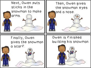 Sequencing Story- Task Card Set- Special Education - Etsy