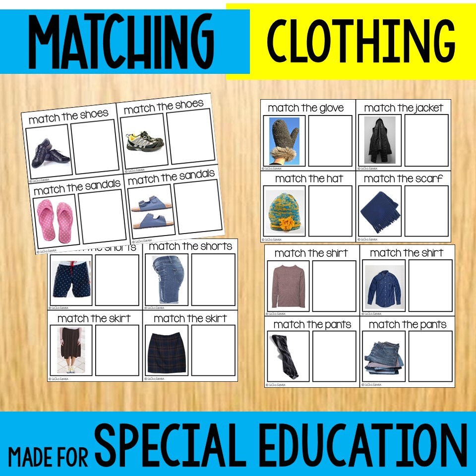 Matching Task Boxes for Special Education - Etsy