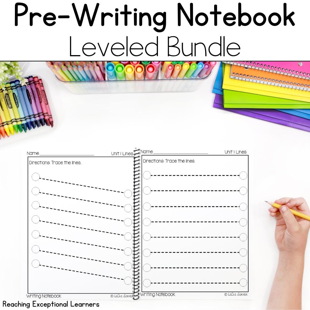 Pre-writing Workbook - Etsy