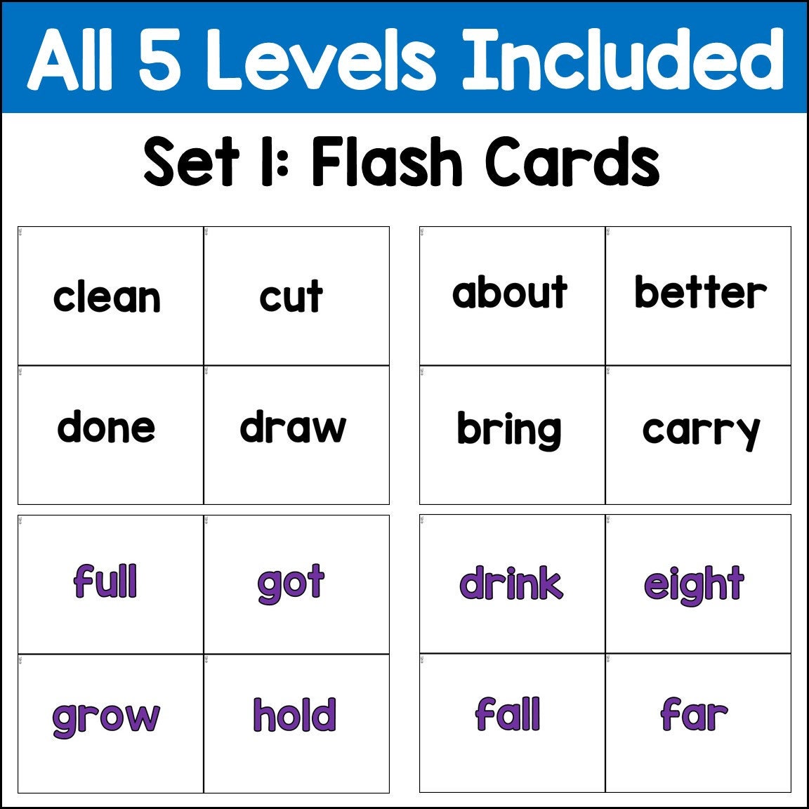 Sight Words Task Cards - Etsy