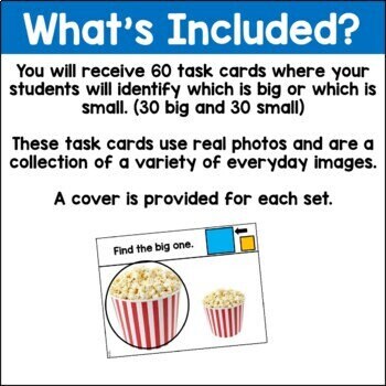 Comparing Sizes Task Cards - Etsy