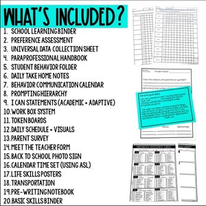 Special Education Teacher Kit - Etsy