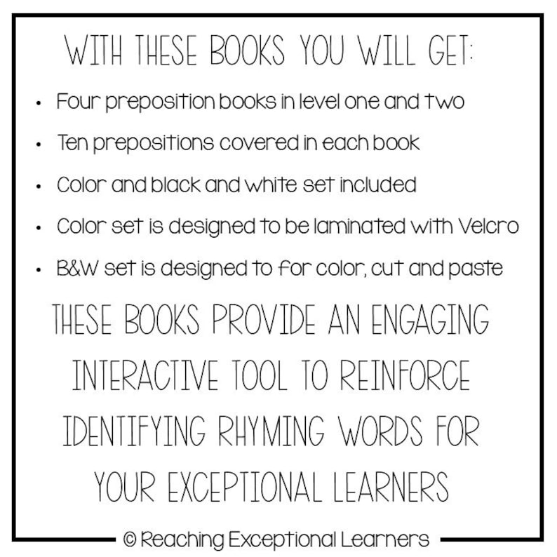 Prepositions Interactive Books - Etsy