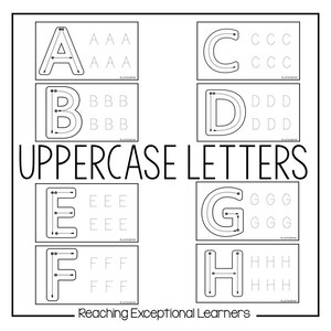 Tracing Task Boxes for Special Education - Etsy