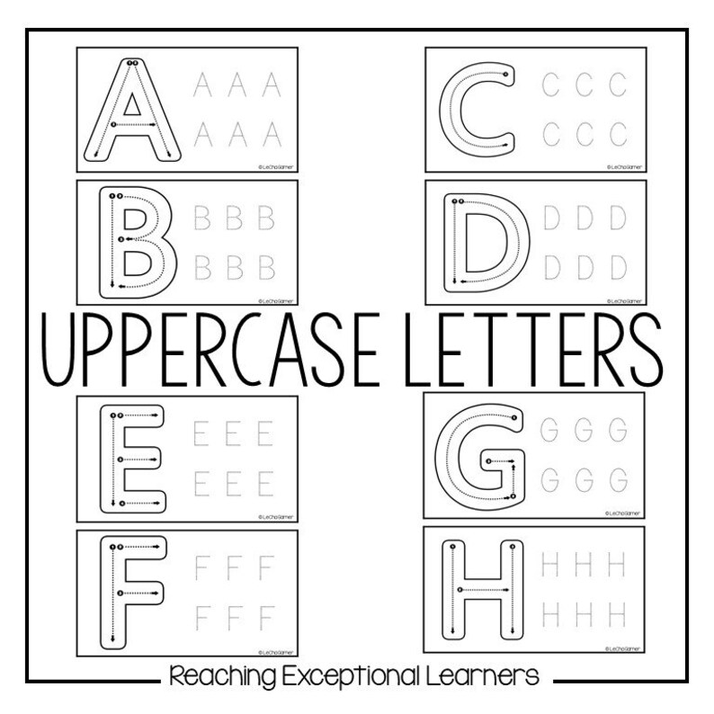 Tracing Task Boxes for Special Education - Etsy