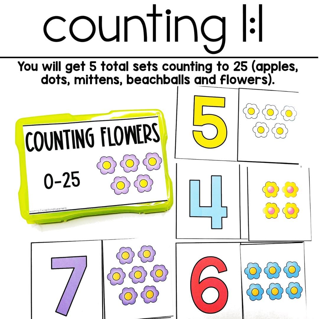 Math Task Boxes for Special Education - Etsy