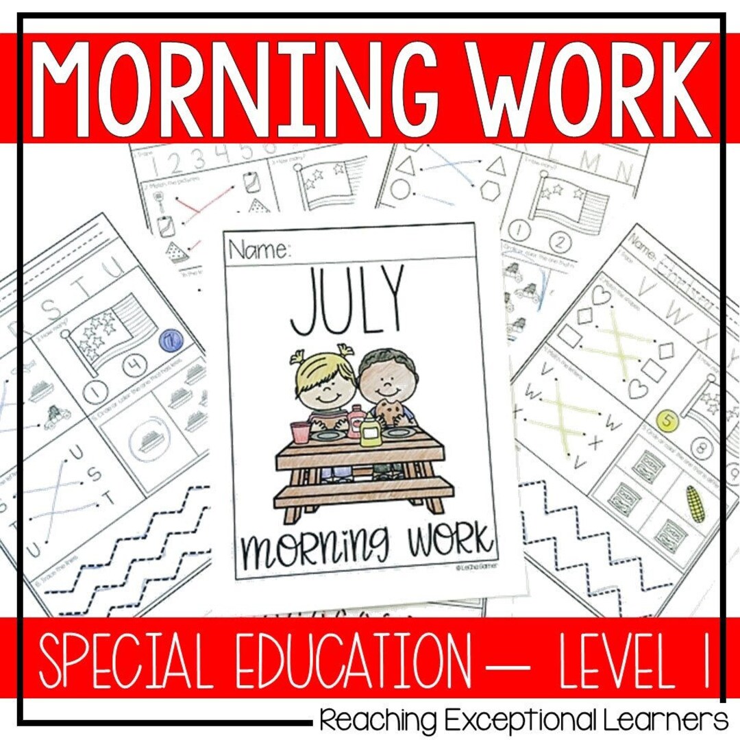 July Morning Work Level 1 - Etsy