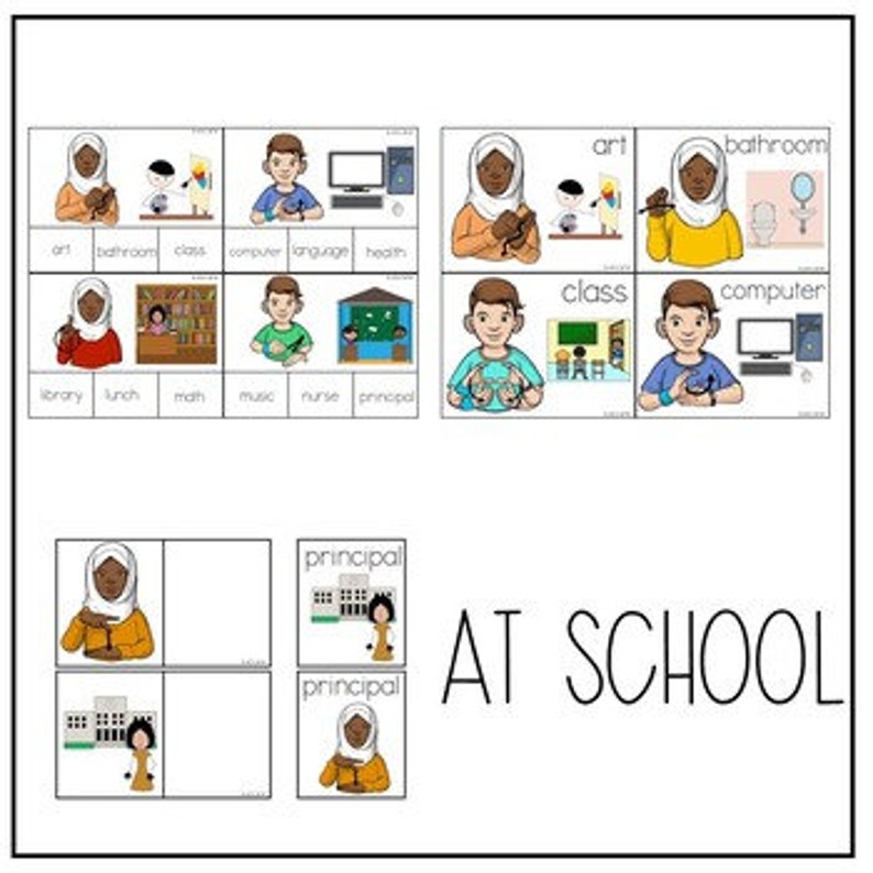 ASL Task Box Activities - Etsy