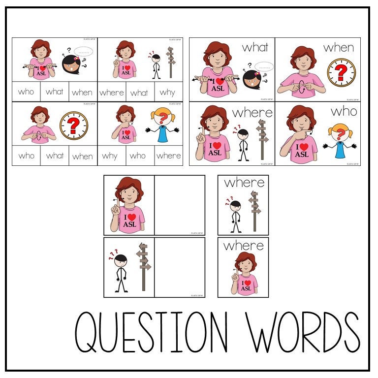 ASL Task Box Activities - Etsy