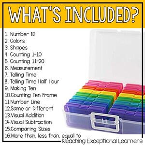 Back to School Math Task Boxes - Etsy