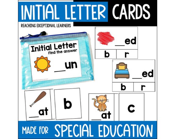 Initial Letter Task Cards - Etsy