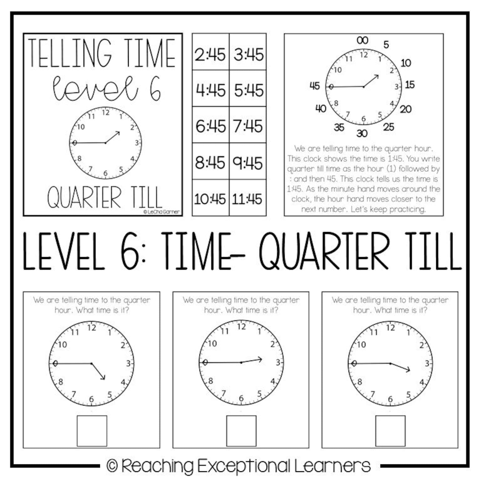 Telling Time Interactive Books - Etsy