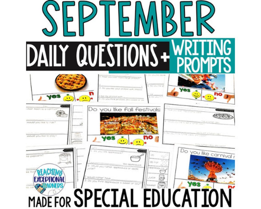 September Question of the Day Activities - Etsy