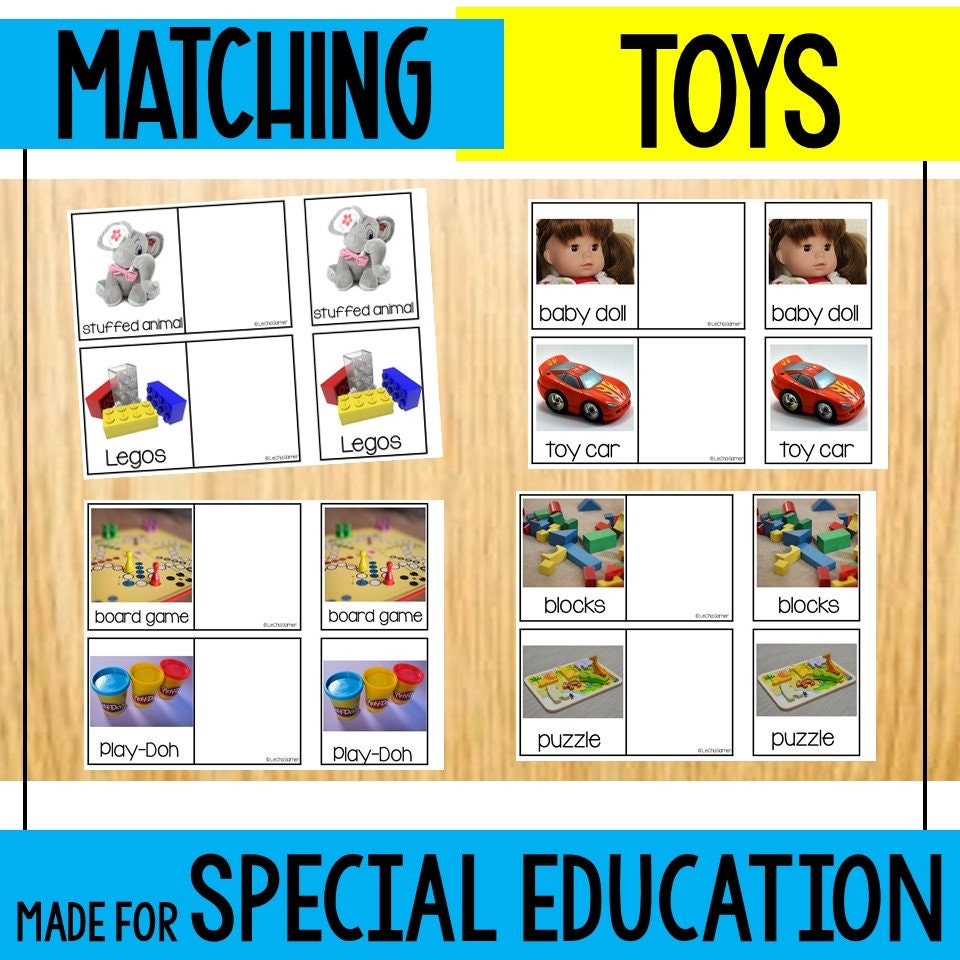 Matching Task Boxes for Special Education - Etsy