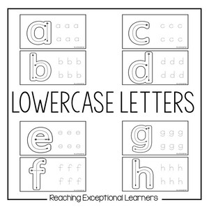 Tracing Task Boxes for Special Education - Etsy