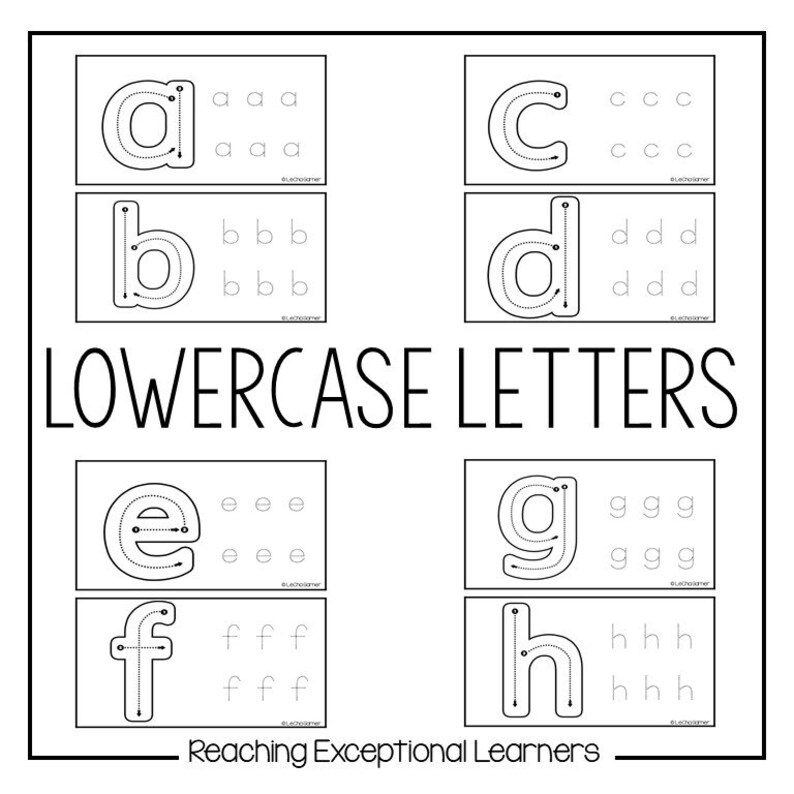 Tracing Task Boxes for Special Education - Etsy