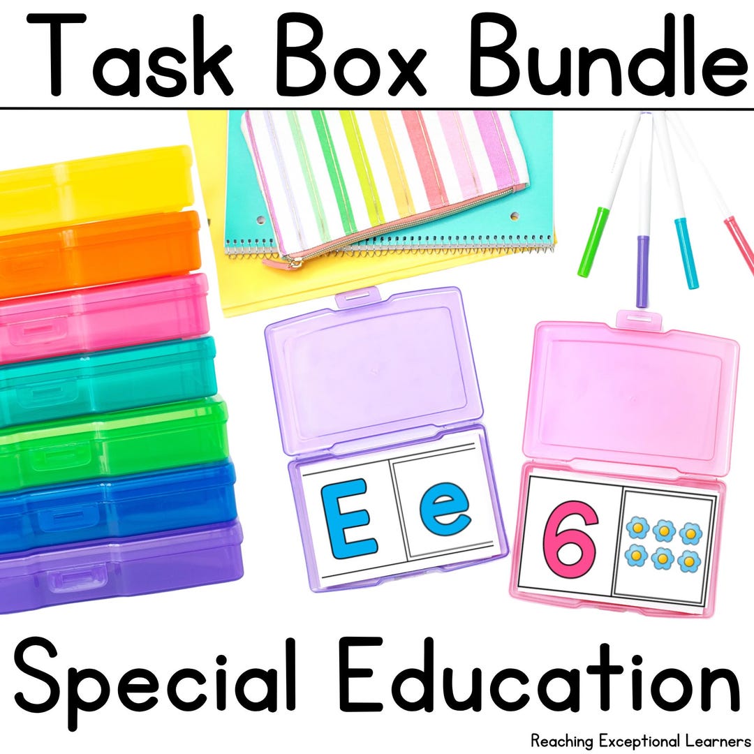 Task Box Bundle for Special Education - Etsy