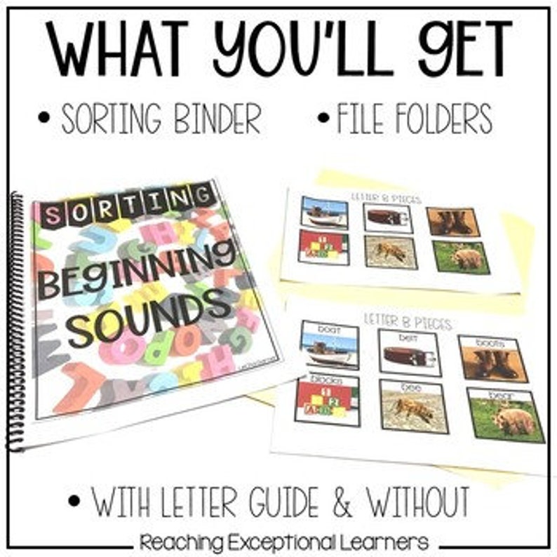 Beginning Sounds Sorting Activities - Etsy