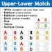 Alphabet Matching Task Cards - Etsy