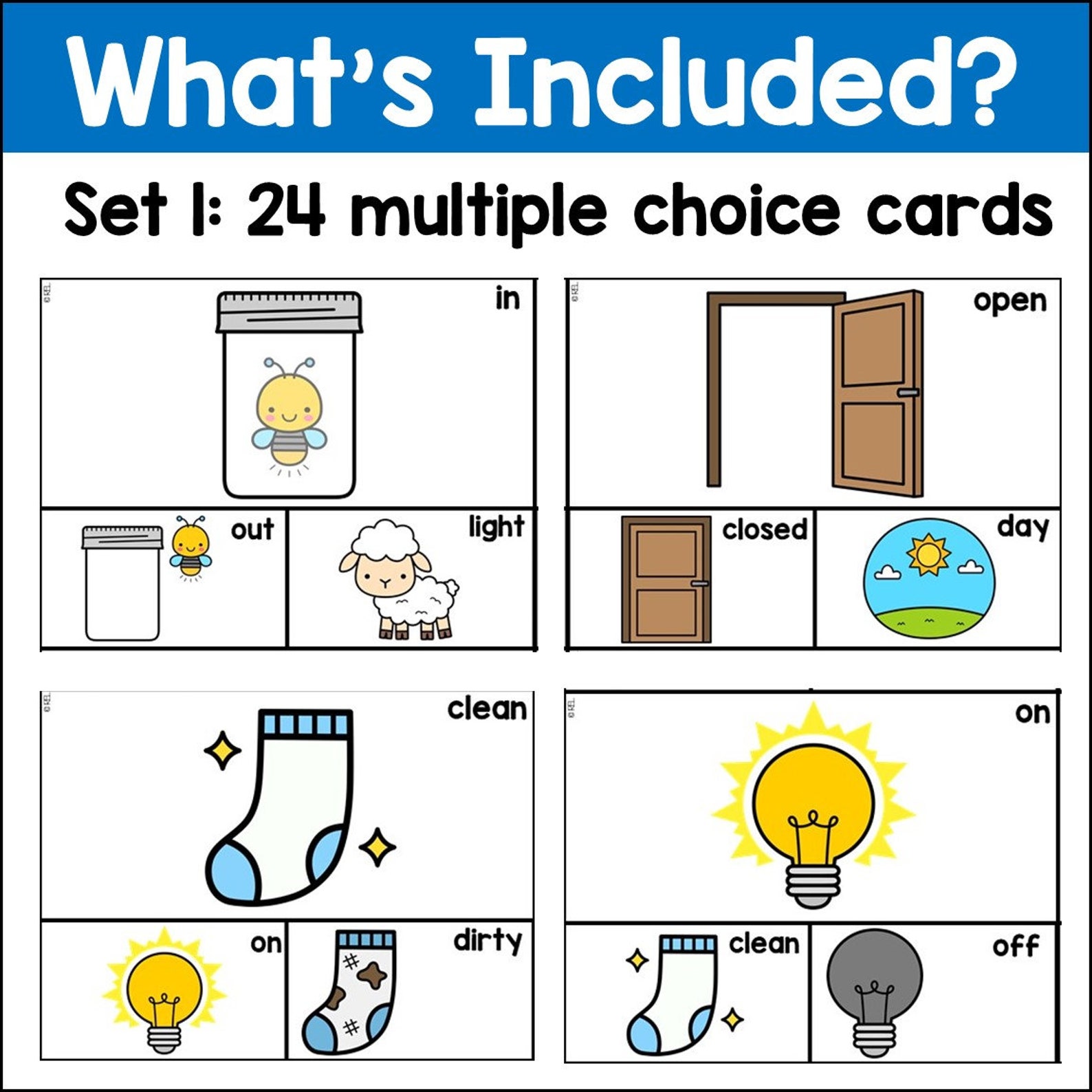 Opposites Task Cards - Etsy