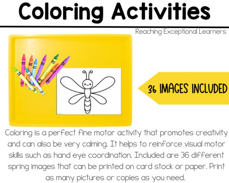 Spring Fine Motor Skill Task Boxes - Etsy