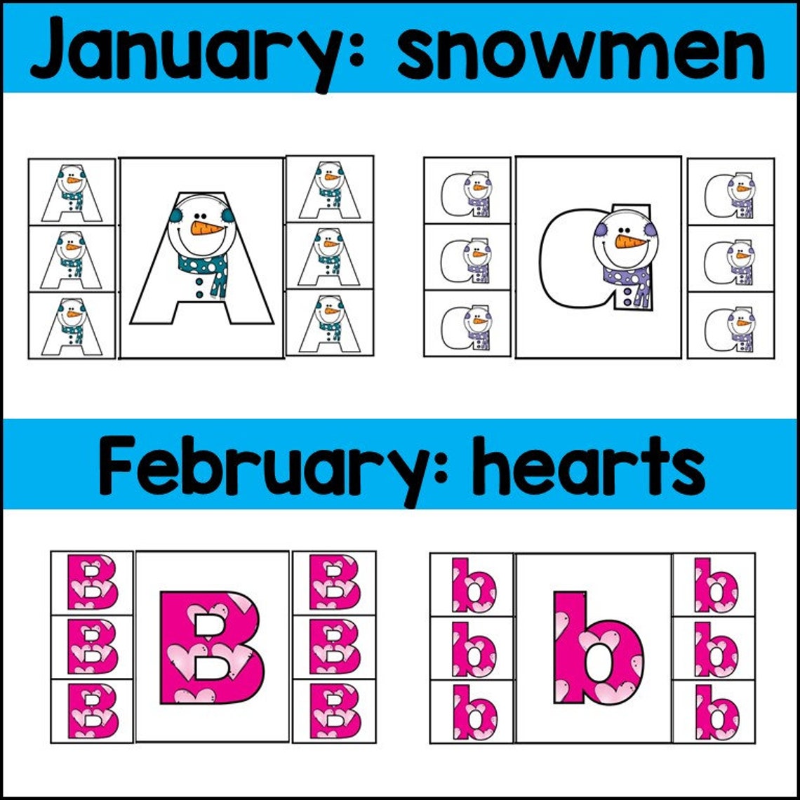 Errorless Alphabet Task Boxes - Etsy