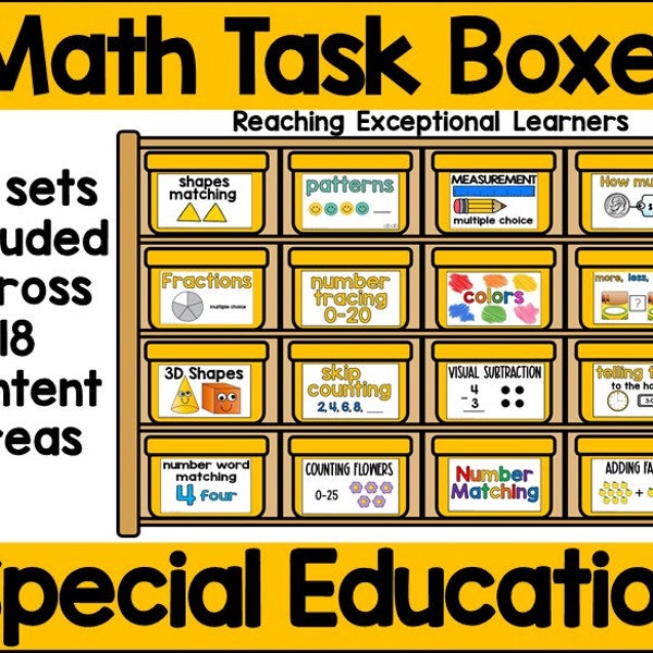 Autism Task Boxes - Etsy