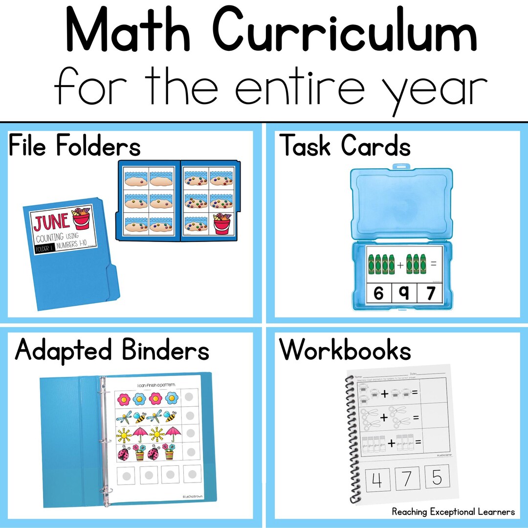 Special Education Math Curriculum - Etsy