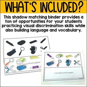 Shadow Matching Adapted Binder - Etsy