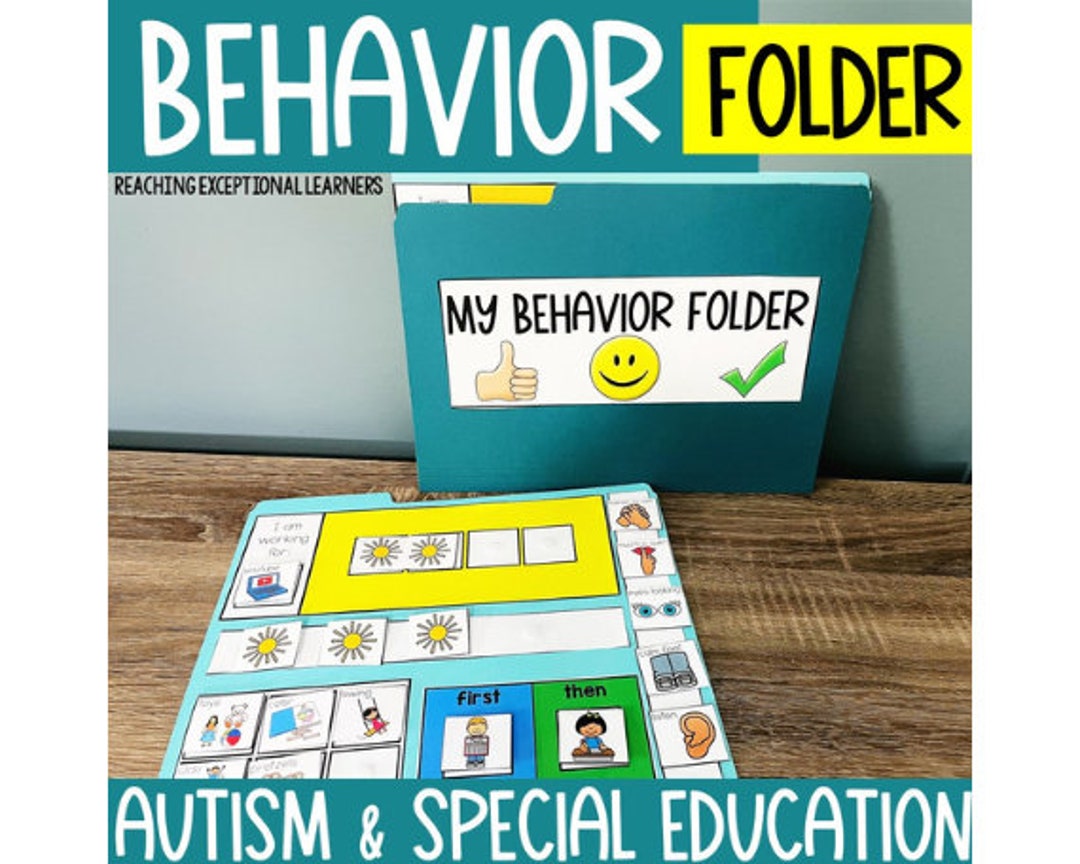 Behavior Folder for Autism and Special Needs - Etsy