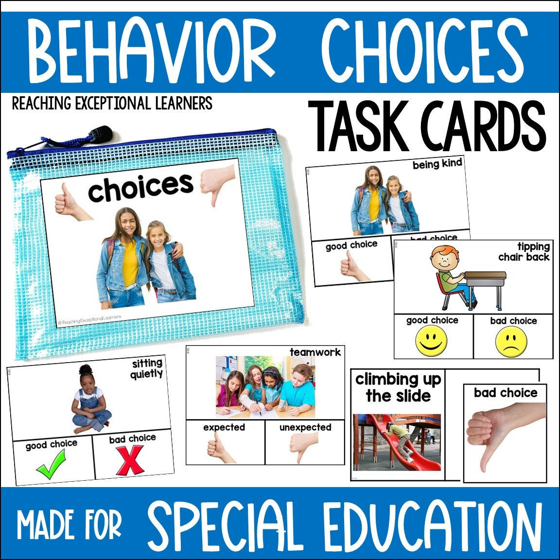 Behavior Choices Task Cards - Etsy